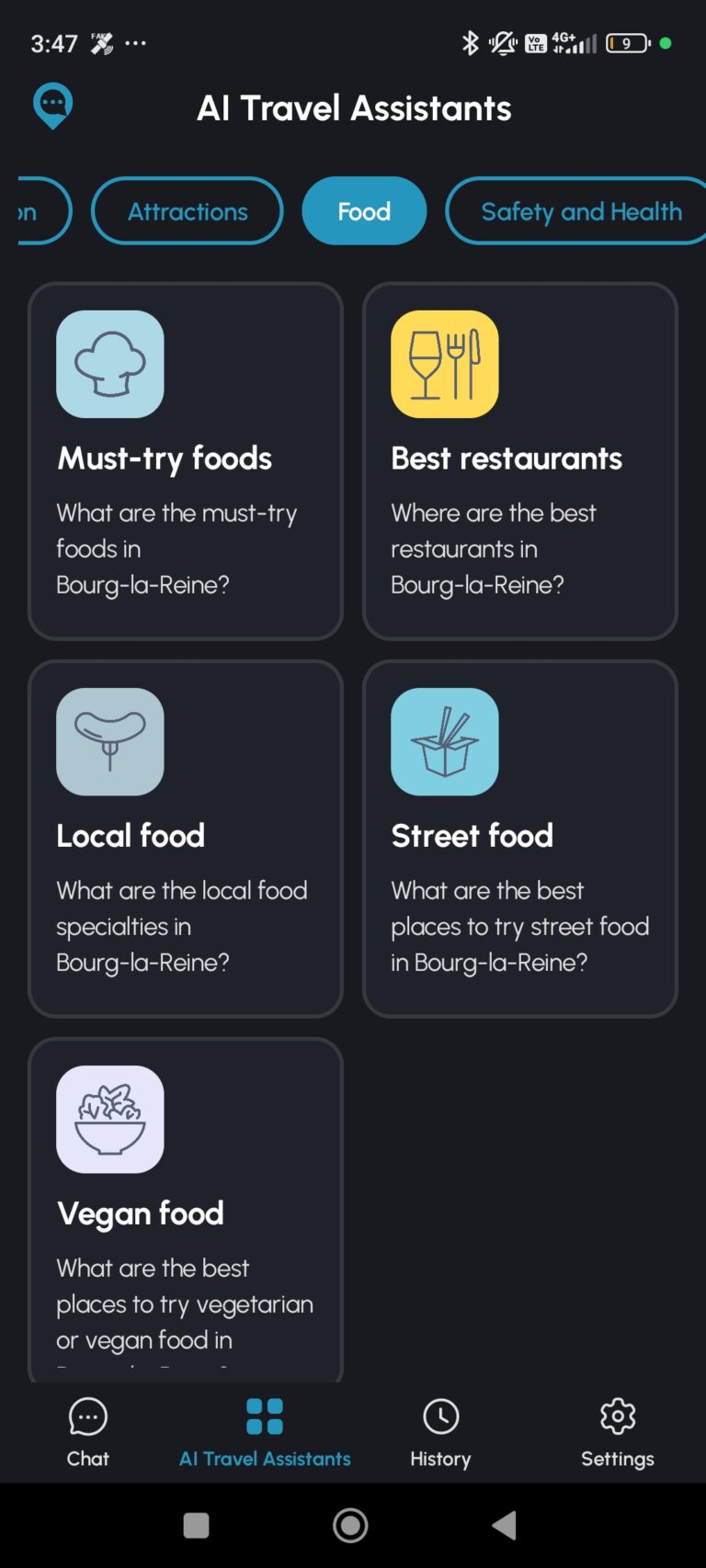 Chatbot - AI Travel Bot